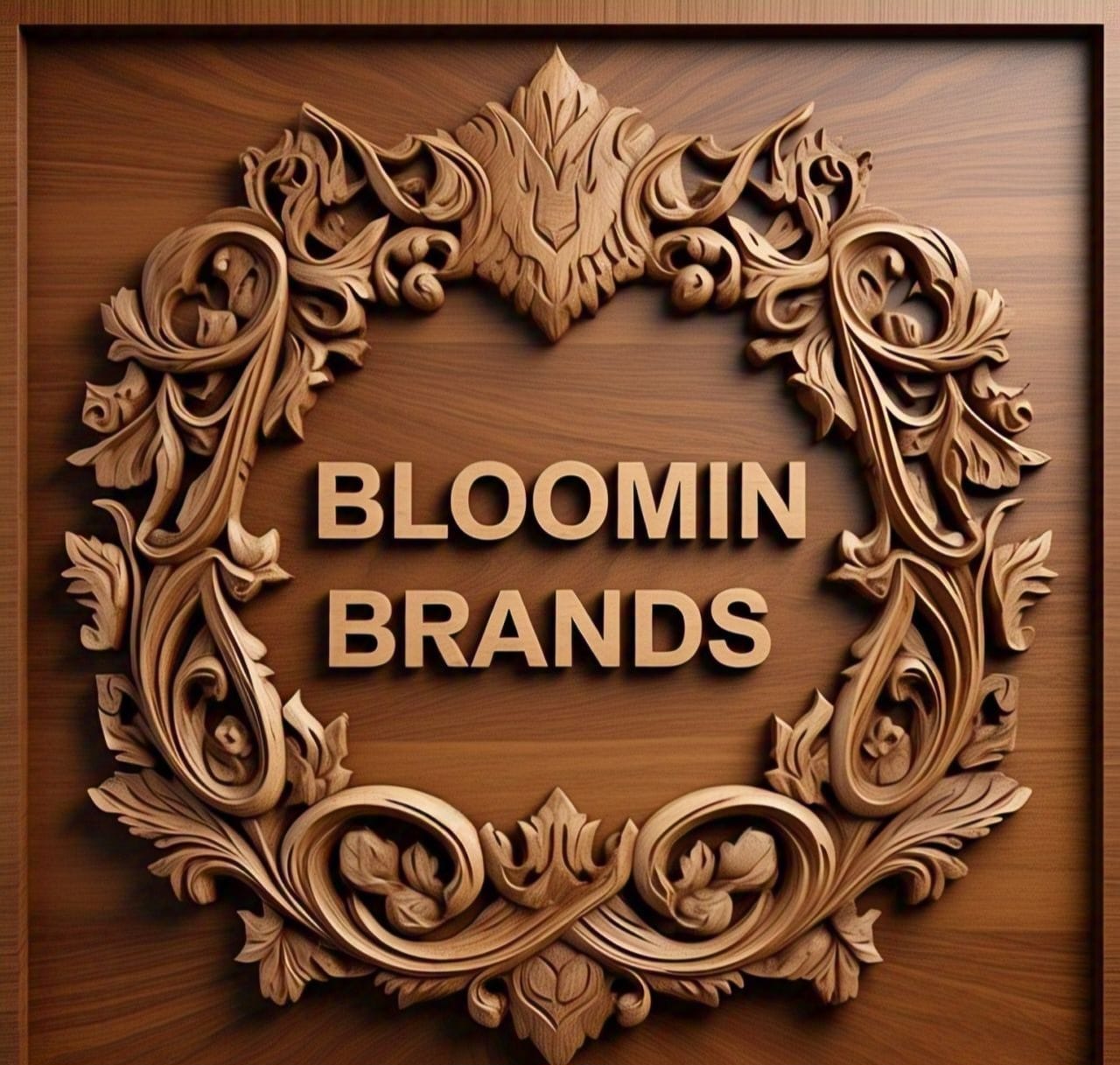 Woodwork Wonders The All-New Bloomin Brands 2025 Wooden Logo – Rajghar