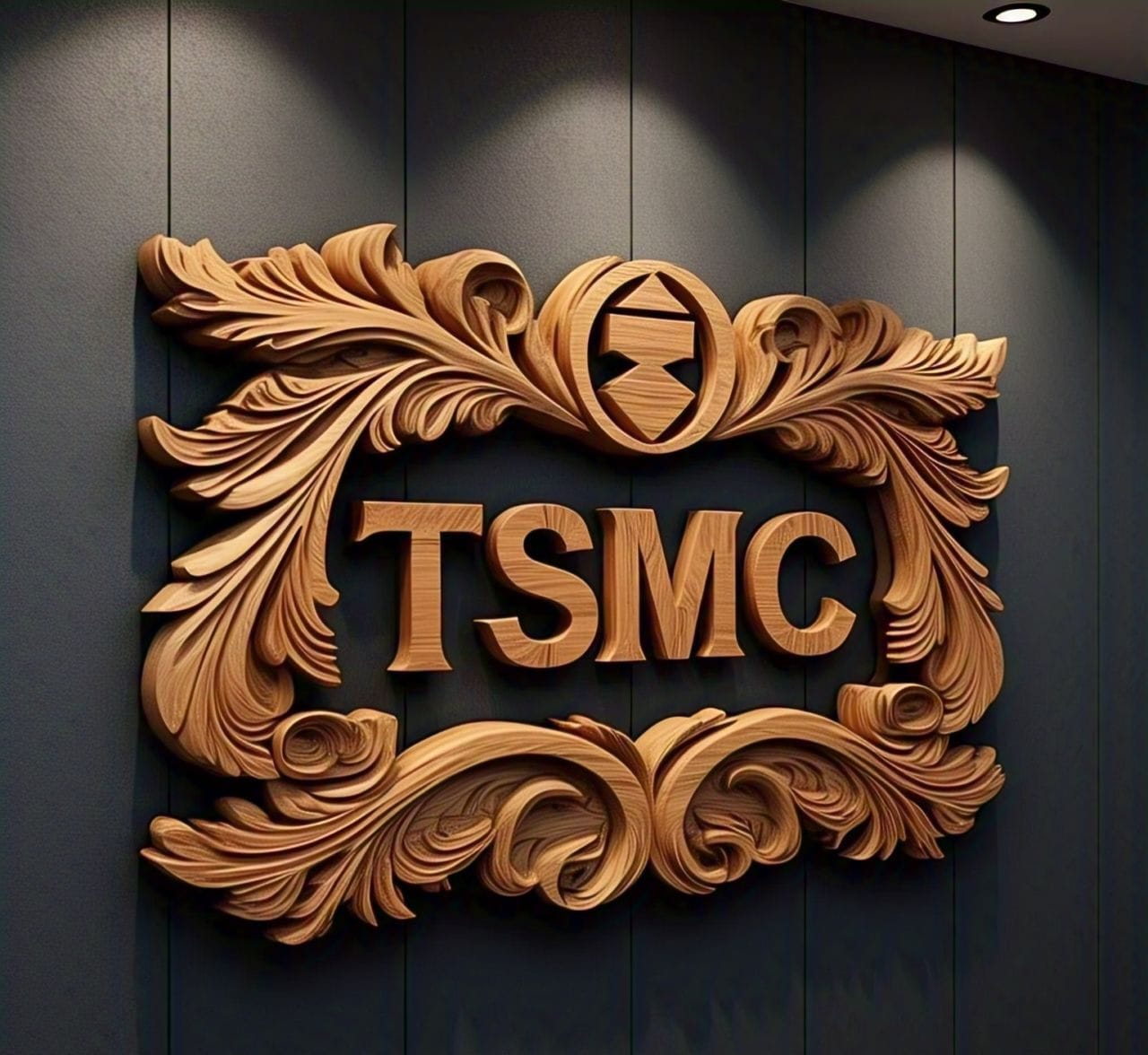 TSMC Wooden Logo 2025 – Rajghar