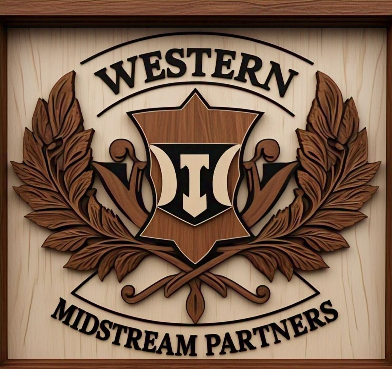 Western Midstream Partners Wooden Logo for 2025 | Rajghar - Premium ...