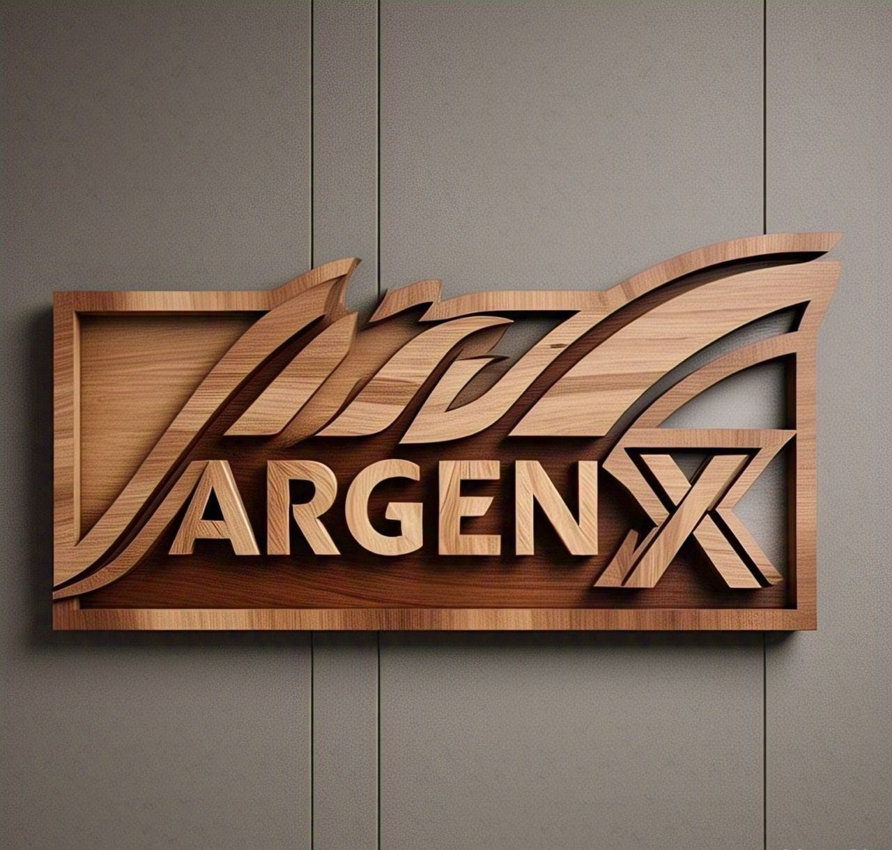Argenx Wooden Logo 2025 – Rajghar