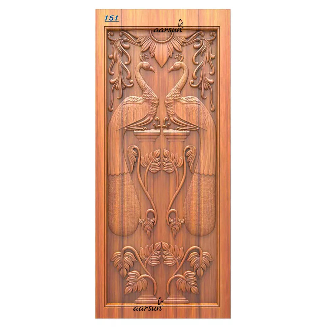 Elegant Peacock Door Design 2025 – Rajghar
