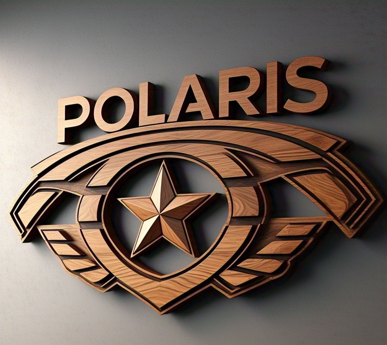 Polaris Wooden Logos for 2025 Branding – Rajghar