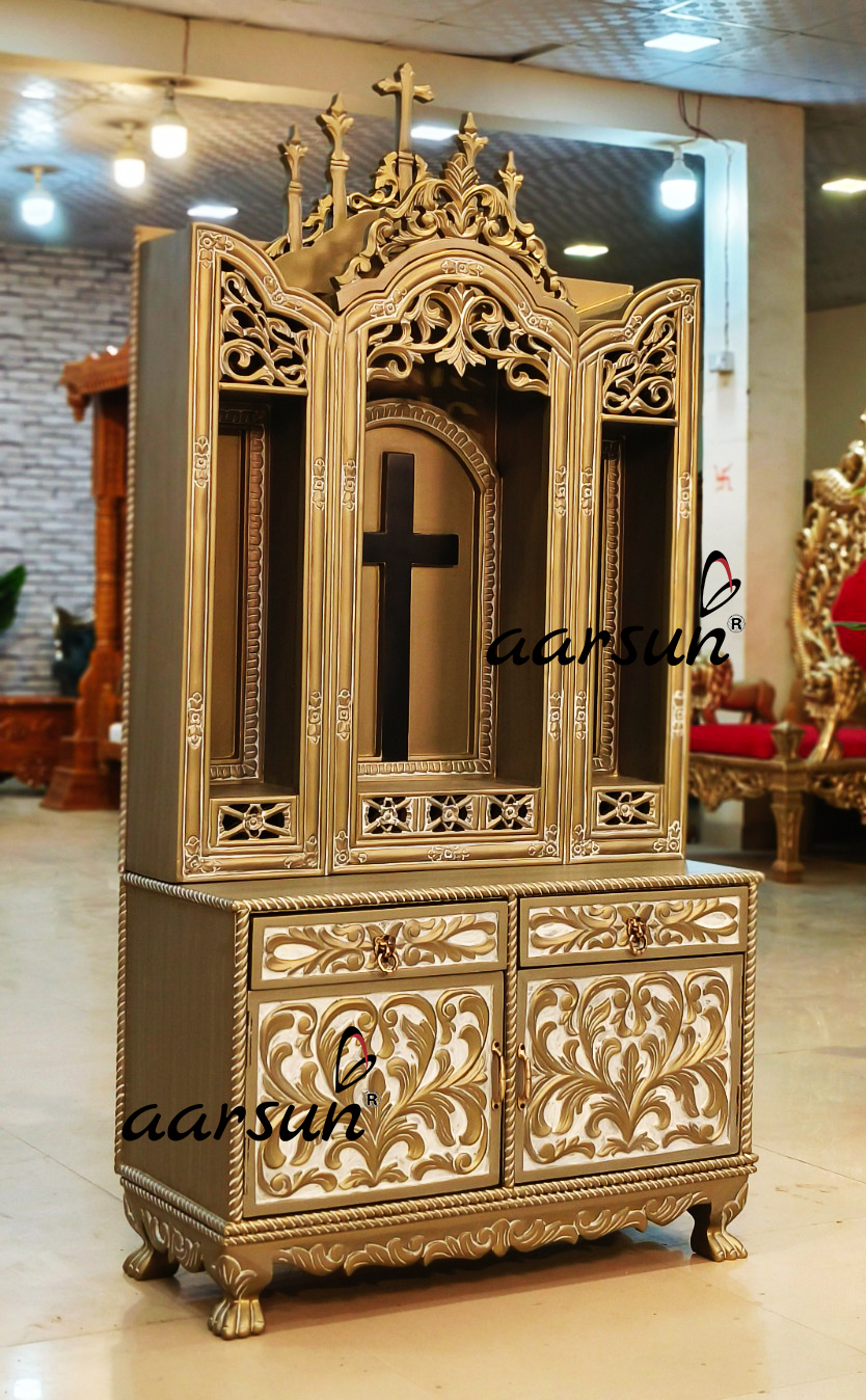 Mandir Design Holiness in Heritage Vintage-Style Wooden Altars 2025 ...